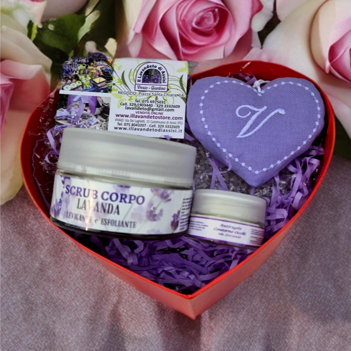 Idee Regalo San Valentino 2026 – Box Cuore alla Lavanda con Iniziale ...